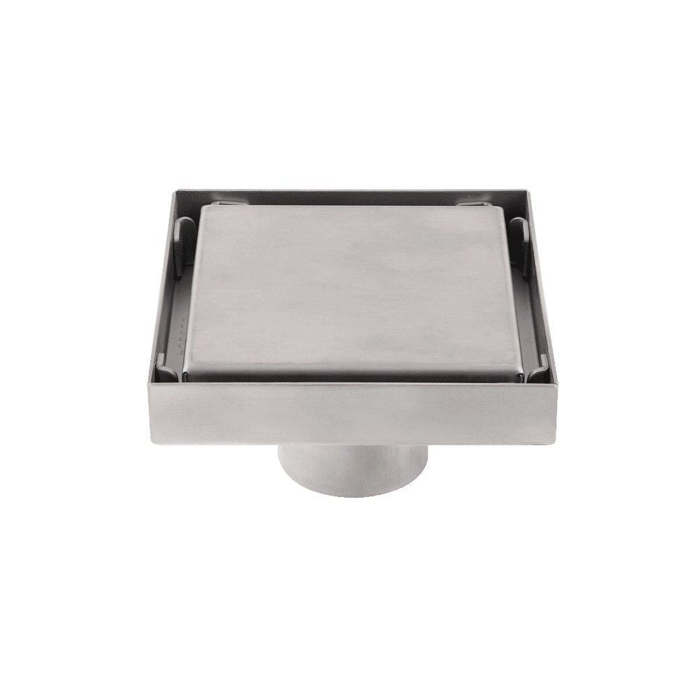 Stainlees Steel 4" Floor Drain with Tile Insert Grate TSD-100T - wsbathroom