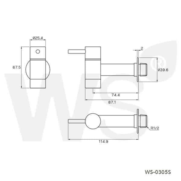 ก๊อกสนาม รุ่นวัง WS-0305S - WS Bathroom